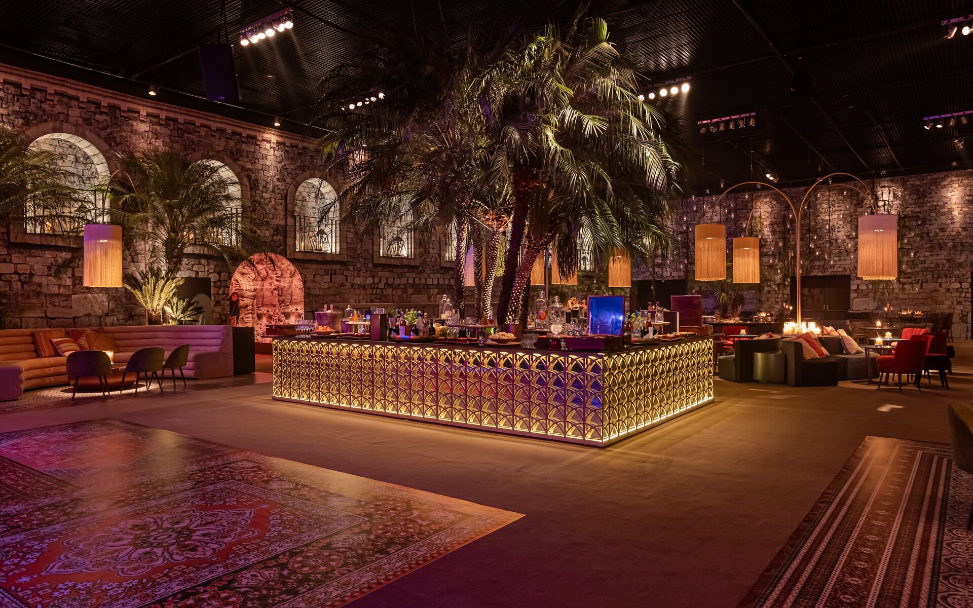 Bar Maya com Tampo Granito Preto - 6,40 x 4,48 x 0,90h - 100% Eventos ...